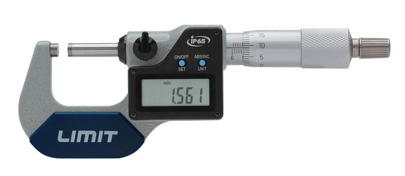DIGITAL MICROMETER 0-25MM IP65 - Precision measuring instruments | Limit